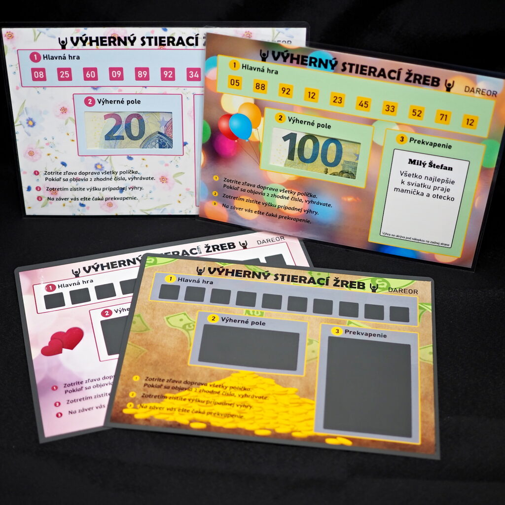 Stierací žreb – ako originálne a vtipne darovať peniaze – Dareor.sk ...